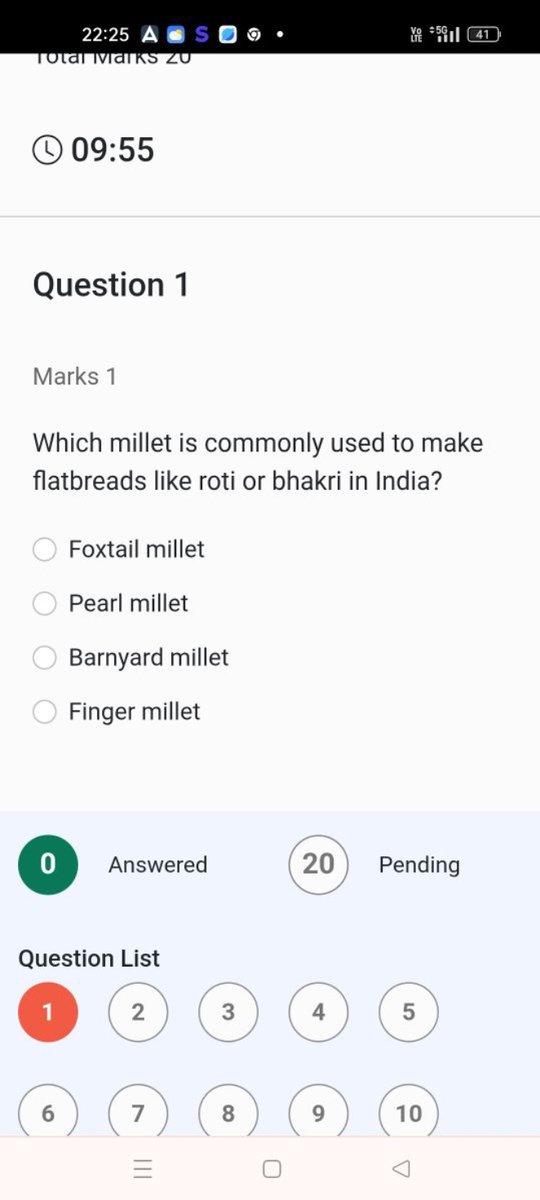 Which millet is commonly used to make flatbreads like roti or bhakri in I..