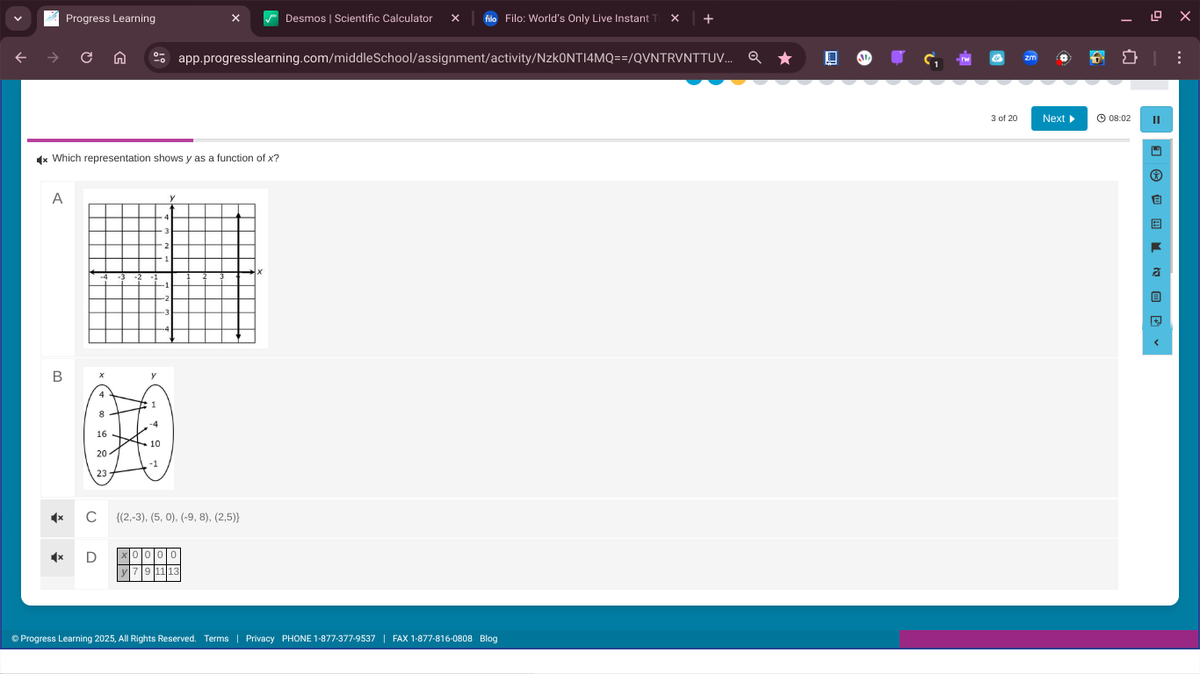 Progress Learning Desmos | Scientific Calculator Filo: World's Only Live