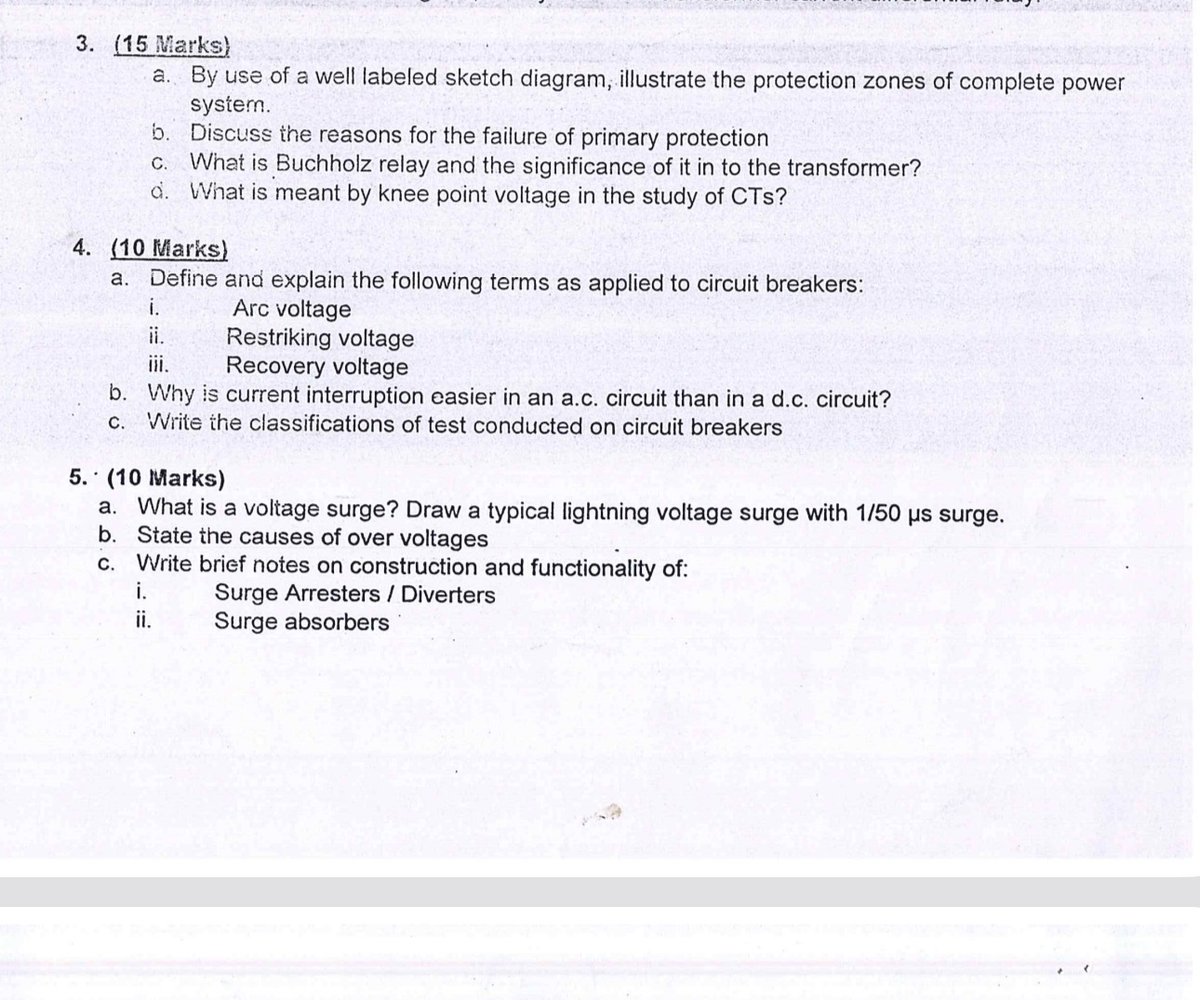 (15 Marks) a. By use of a well labeled sketch diagram, illustrate the pr..