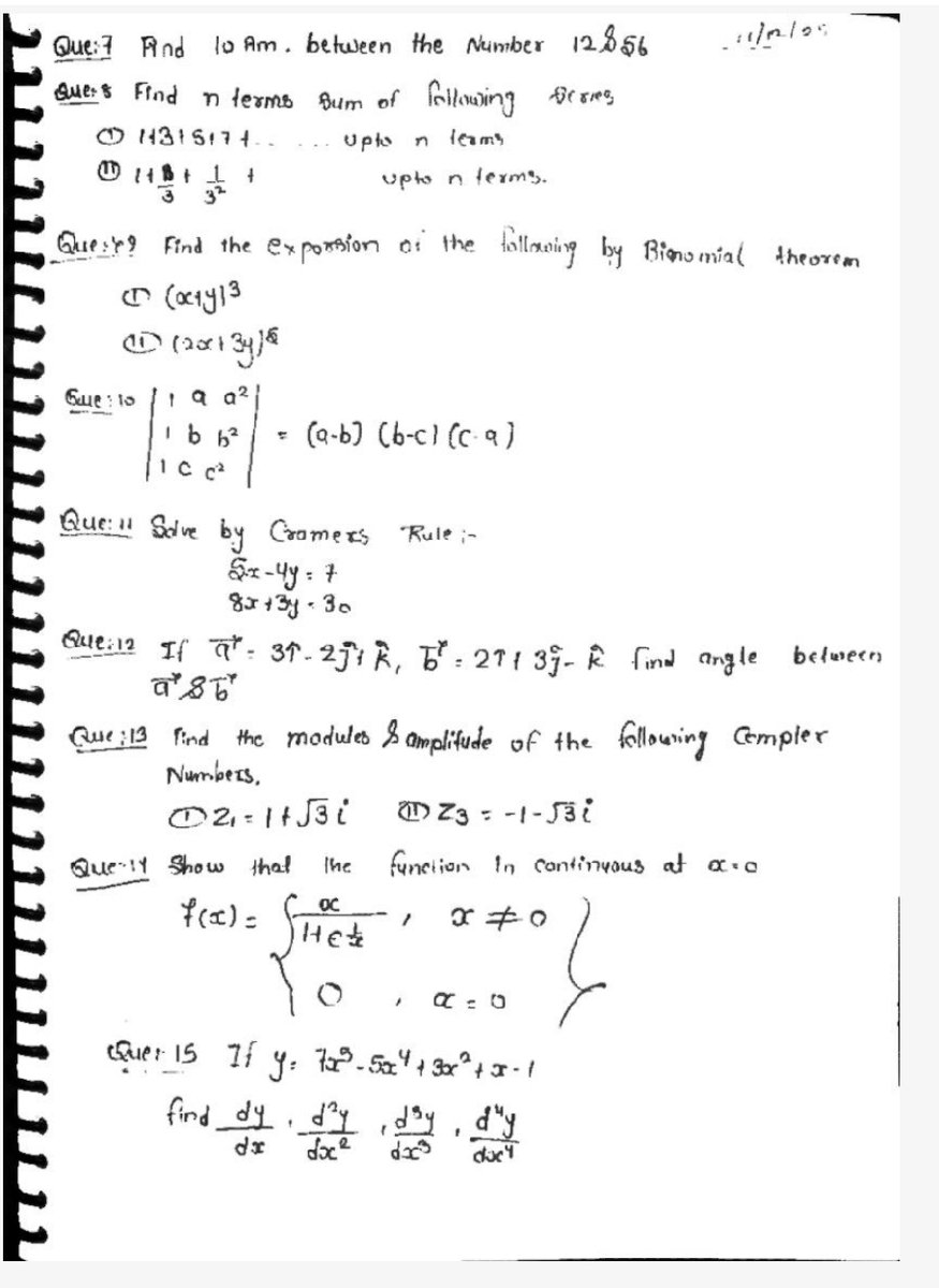 Question 7: Find the LCM between the numbers 12 & 56. Question 8: Find t..