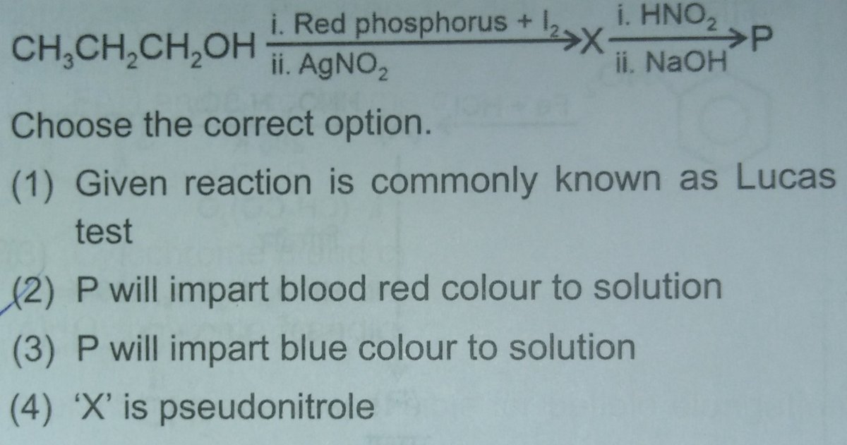 Consider the following reaction sequence: \text{CH}_3\text{CH}_2\text{CH..