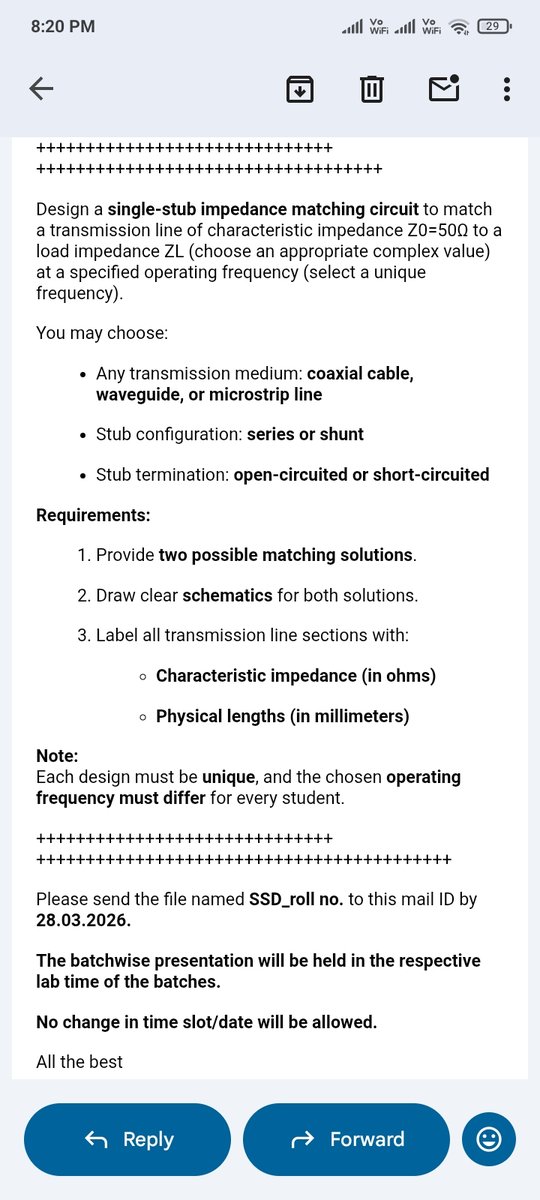 Design a Single-Stub Impedance Matching Circuit Design a single-stub imp..