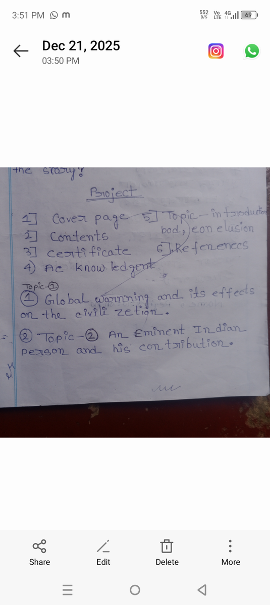 Project Structure and Topics You need to prepare a project with the foll..