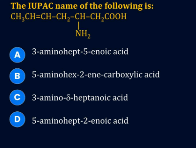 Question: What is the IUPAC name of the compound with the structure: CH..
