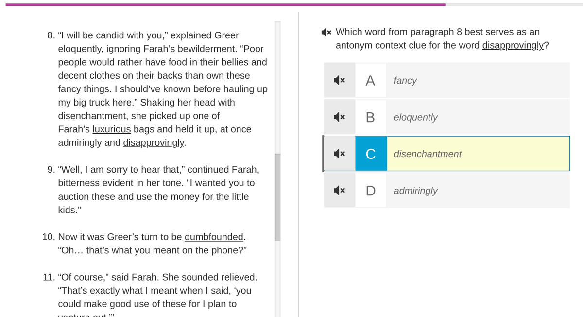 Which word from paragraph 8 best serves as an antonym context clue for th..