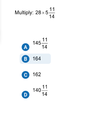 Multiply: 28 x 5(11/14) | Filo