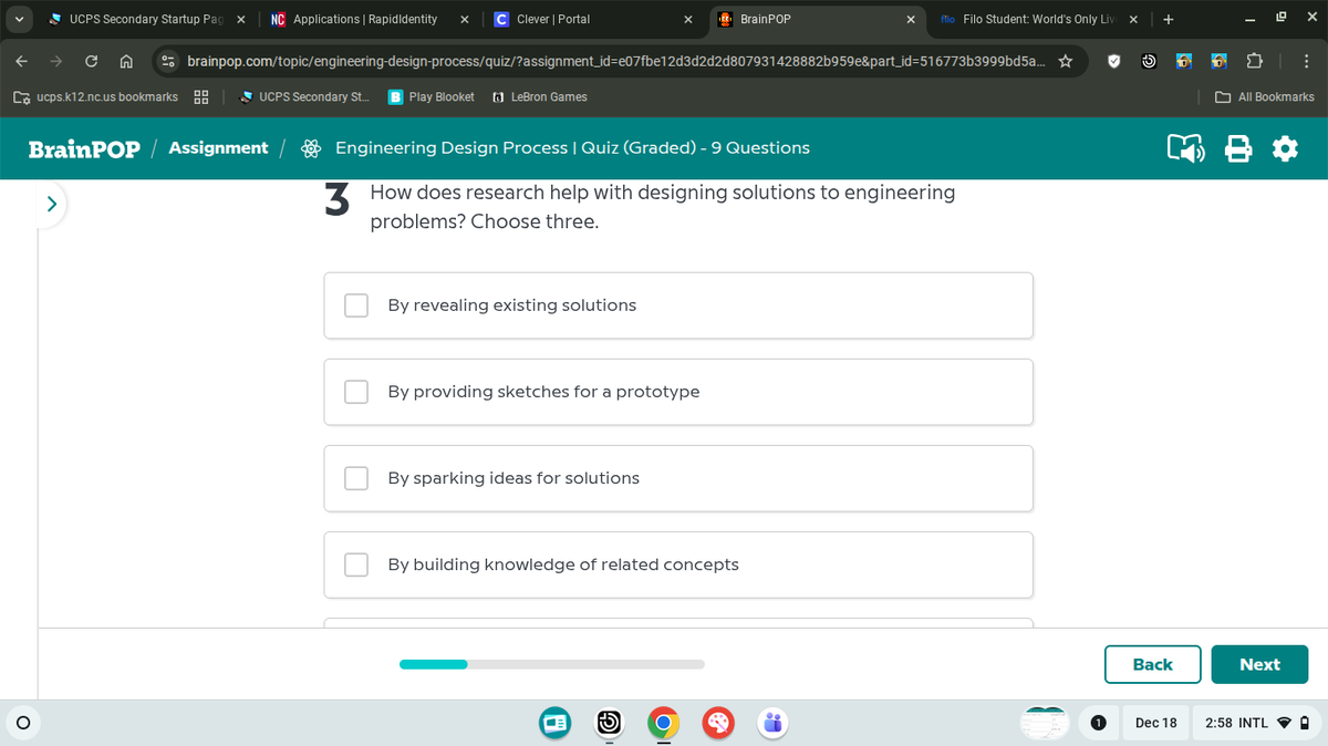 How does research help with designing solutions to engineering problems?