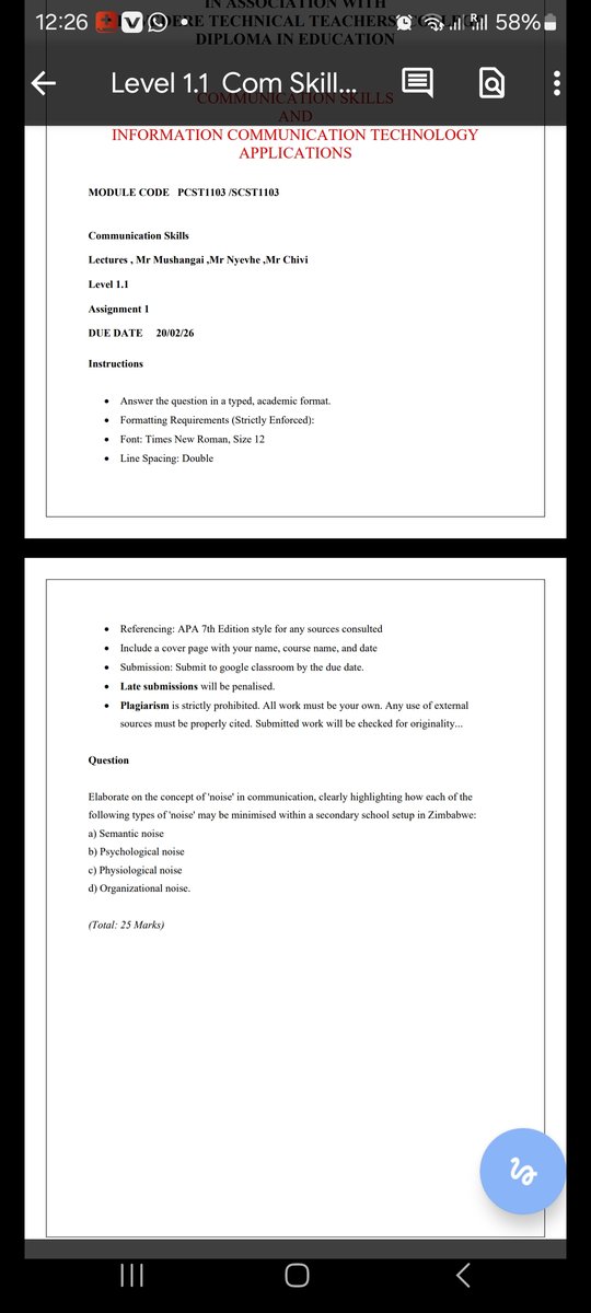 Elaborate on the concept of 'noise' in communication, clearly highlightin..