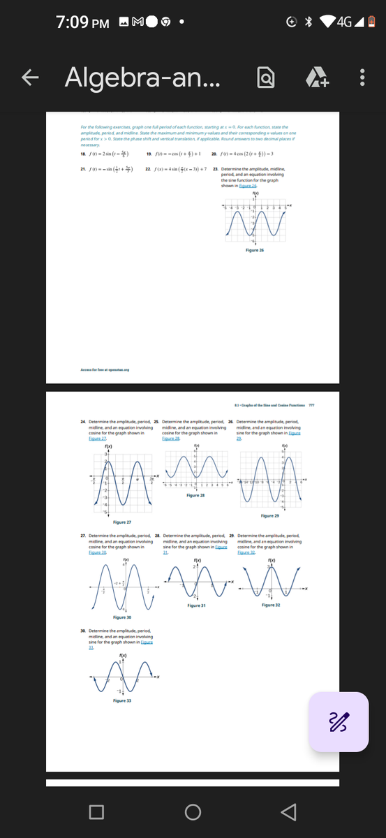 For the following exercises, graph one full period of each function, star..