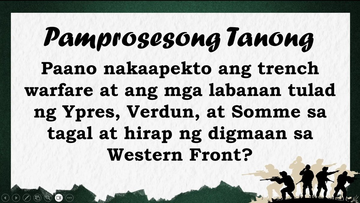 Paano nakaapekto ang trench warfare at ang mga labanan tulad ng Ypres, Ve..