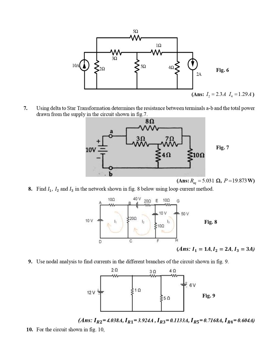 Using delta to Star Transformation, determine the resistance between term..
