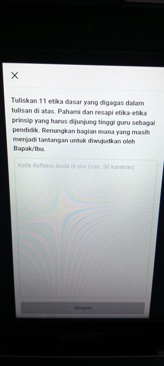 Tuliskan 11 etika dasar yang digagas dalam tulisan di atas. Pahami dan re..