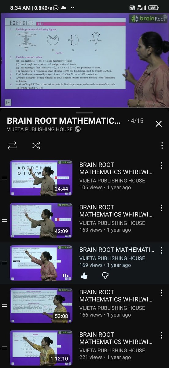 Find the perimeter of the following figures and solve the related problem..