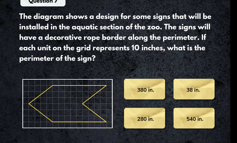 The diagram shows a design for some signs that will be installed in the a..