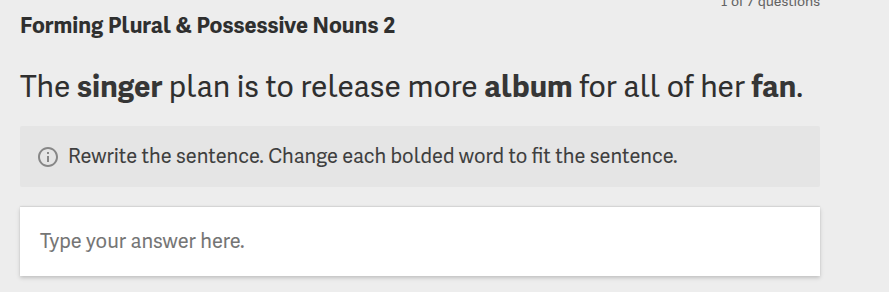 The singer plan is to release more album for all of her fan. Rewrite the..