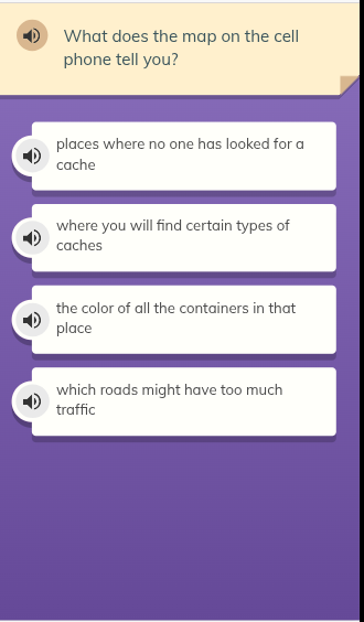 What does the map on the cell phone tell you? places where no one has lo..