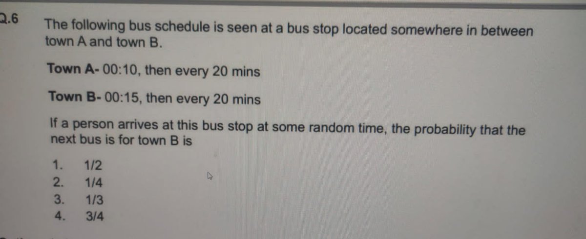 The following bus schedule is seen at a bus stop located somewhere in bet..