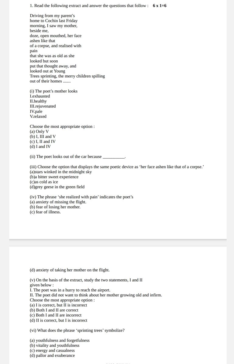 Read the following extract and answer the questions that follow: \mathbf