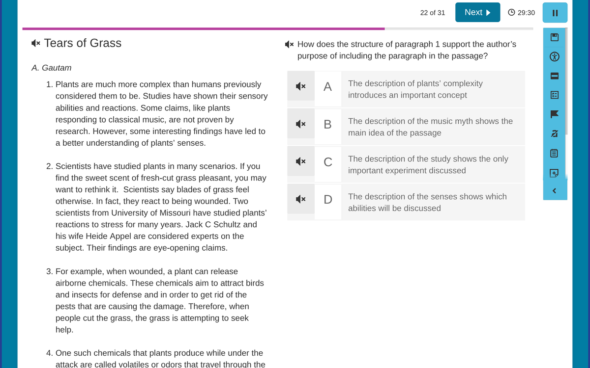 How does the structure of paragraph 1 support the author's purpose of inc..