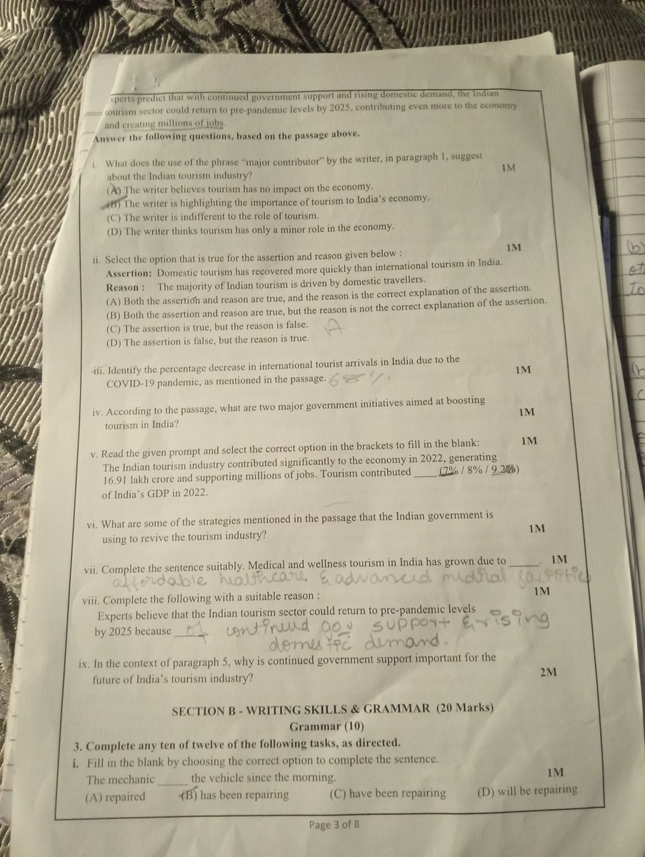 Answer the following questions based on the passage above: What does the..