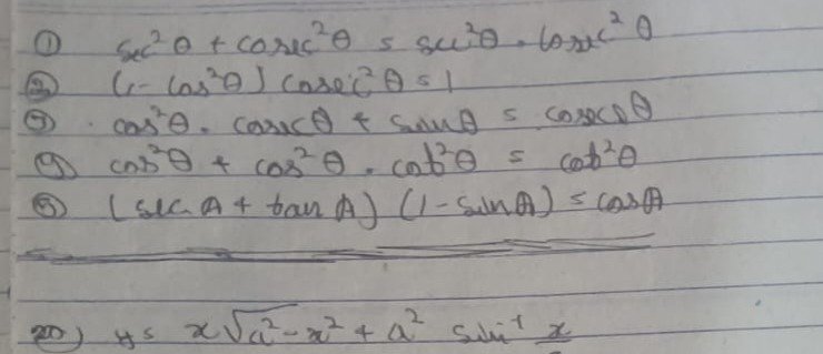 Prove that \sec^2 \theta + \csc^2 \theta = \sec^2 \theta \cdot \csc^2 \t..