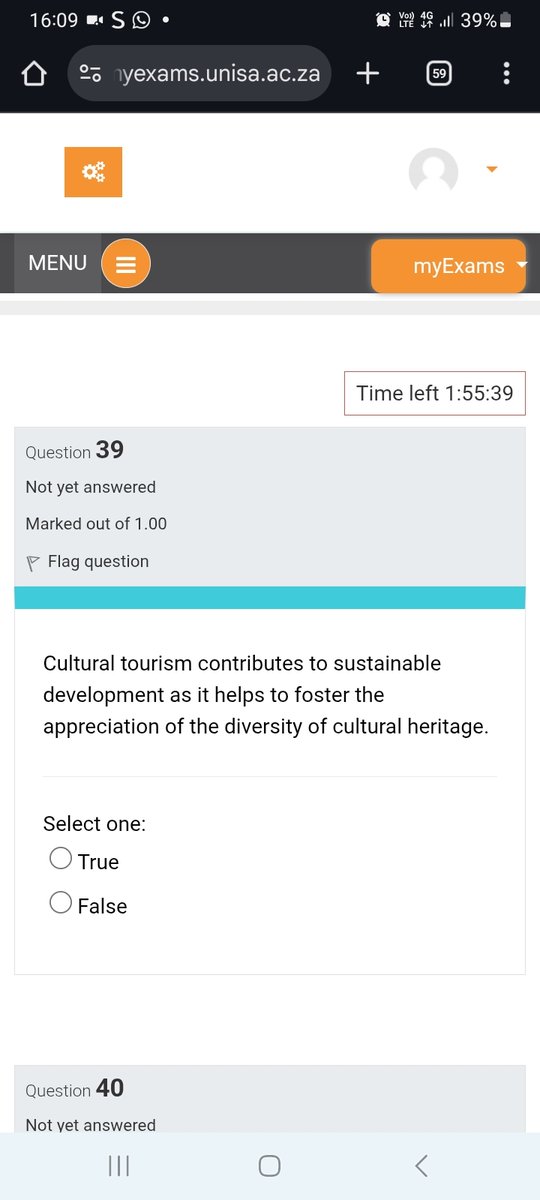 Cultural tourism contributes to sustainable development as it helps to fo..