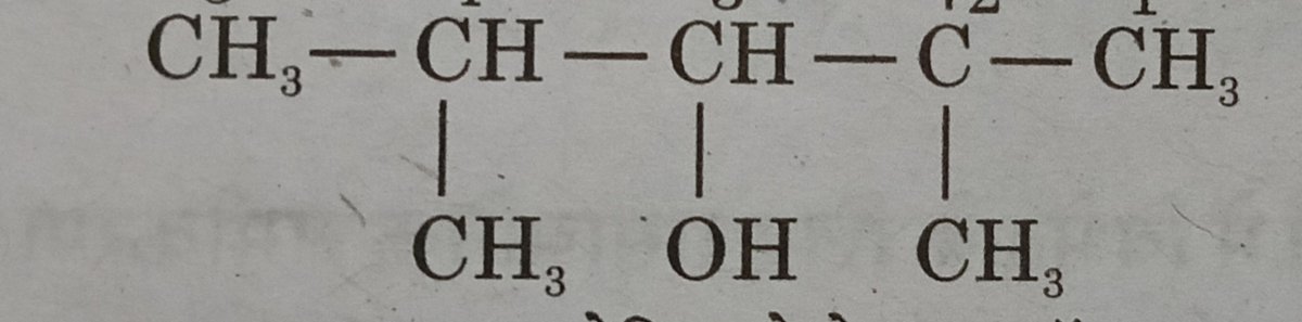 Name the compound represented by the following structural formula: CH3-..