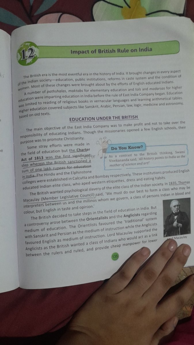 Impact of British Rule on India The British era is the most eventful era..
