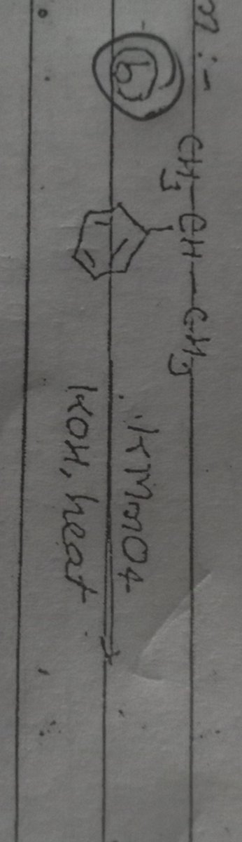 Identify the product of the following reaction: CH3 | C6H5-..