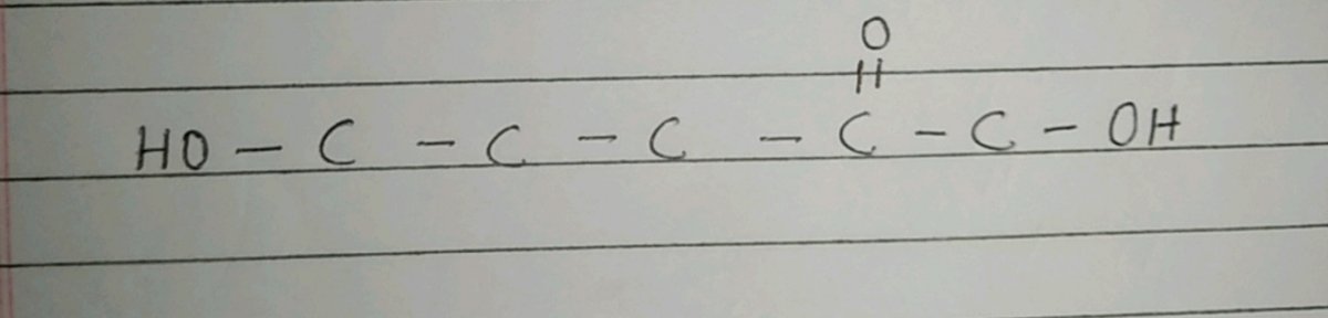 \mathrm { HO } - \mathrm { C } - \mathrm { C } - \mathrm { C } - \mathrm