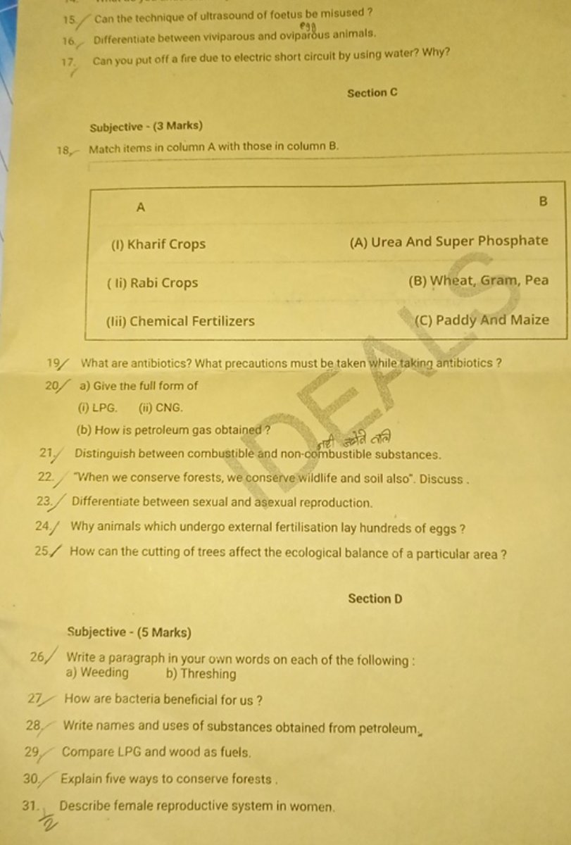 Can the technique of ultrasound of foetus be misused? Differentiate betwe..