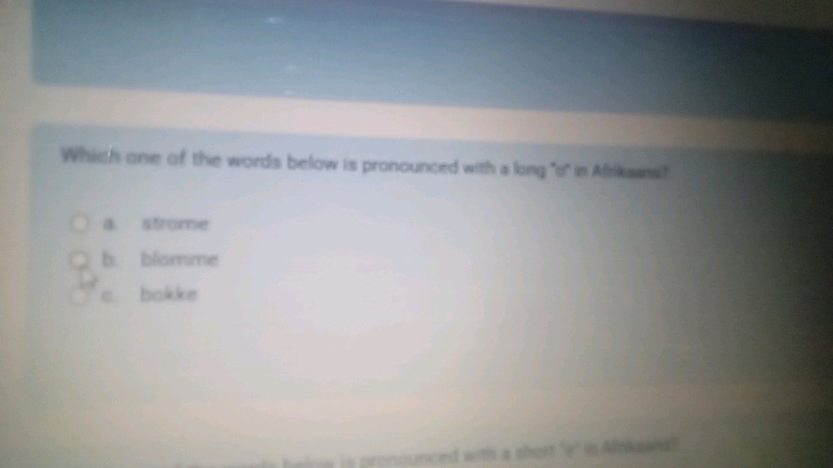 Which one of the words below is pronounced with a long "If in Athiaes:) a..