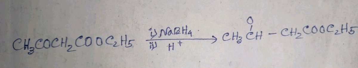 \mathrm { CH } _ { 3 } \mathrm { COCH } _ { 2 } \mathrm { COOC } _ { 2 } ..