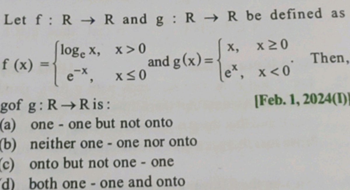 Let \mathrm { f } : \mathrm { R } \rightarrow \mathrm { R } and \mathrm