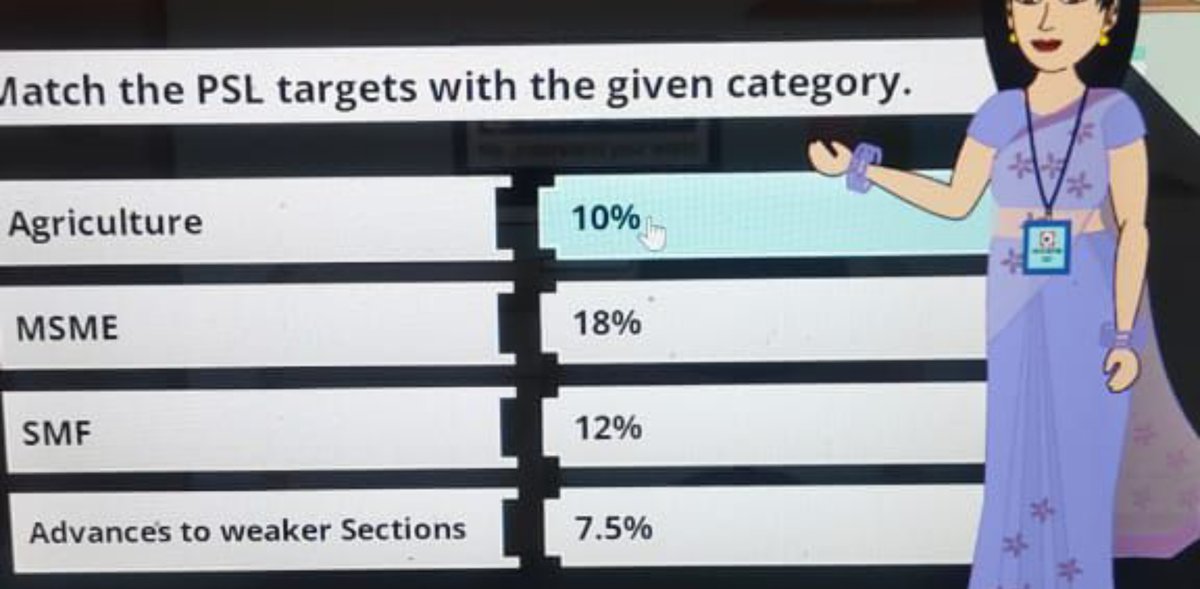 Match the PSL targets with the given category. | Filo