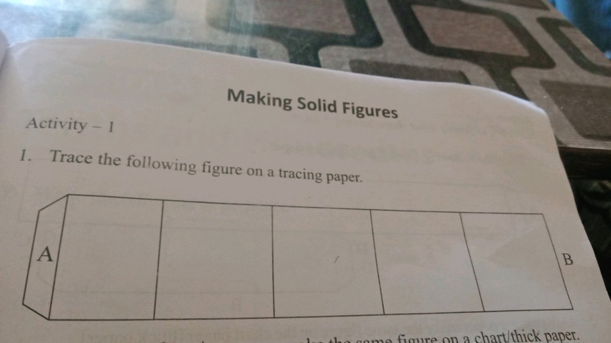 Activity 1 Trace the following figure on a tracing paper. Diagram of a s..