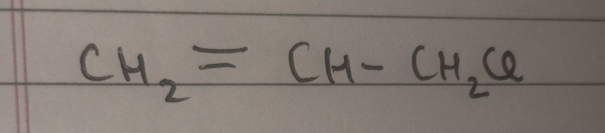 \mathrm { CH } _ { 2 } = \mathrm { CH } - \mathrm { CH } _ { 2 } \mathrm