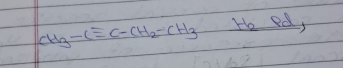 \mathrm { CH } _ { 3 } - \mathrm { C } \equiv \mathrm { C } - \mathrm { C..