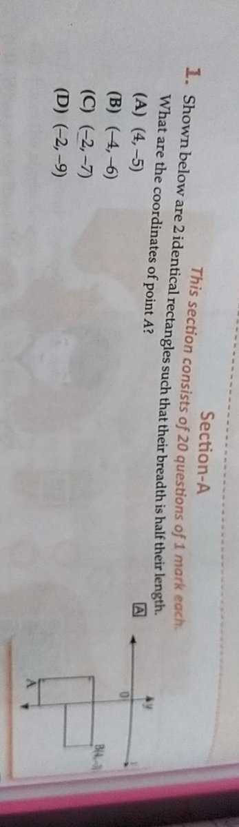 Section-A This section consists of 20 questions of 1 mark each. What are