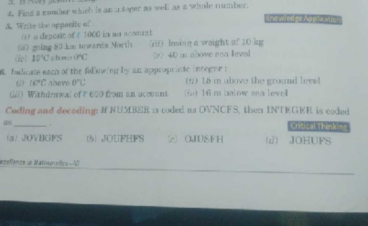 Coding and decoding: If NUMBER is coded as OVNCFS, then INTEGER is coded
