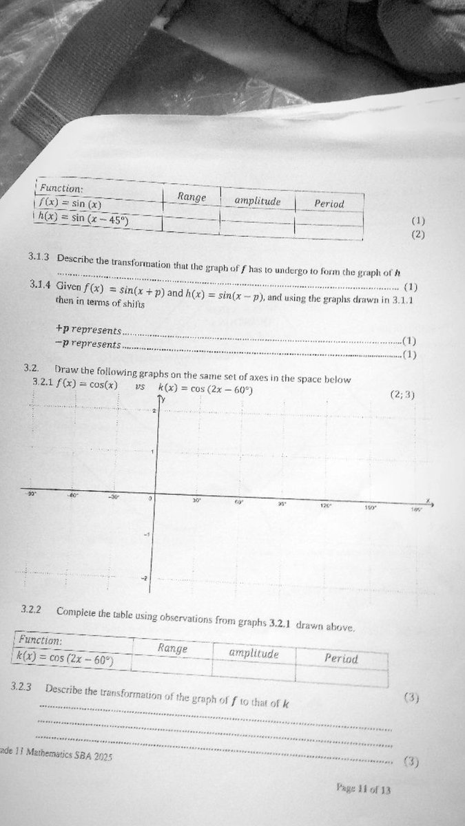 \begin{tabular} { | l | l | l | l | } \hline Function: & Range & amplitu..