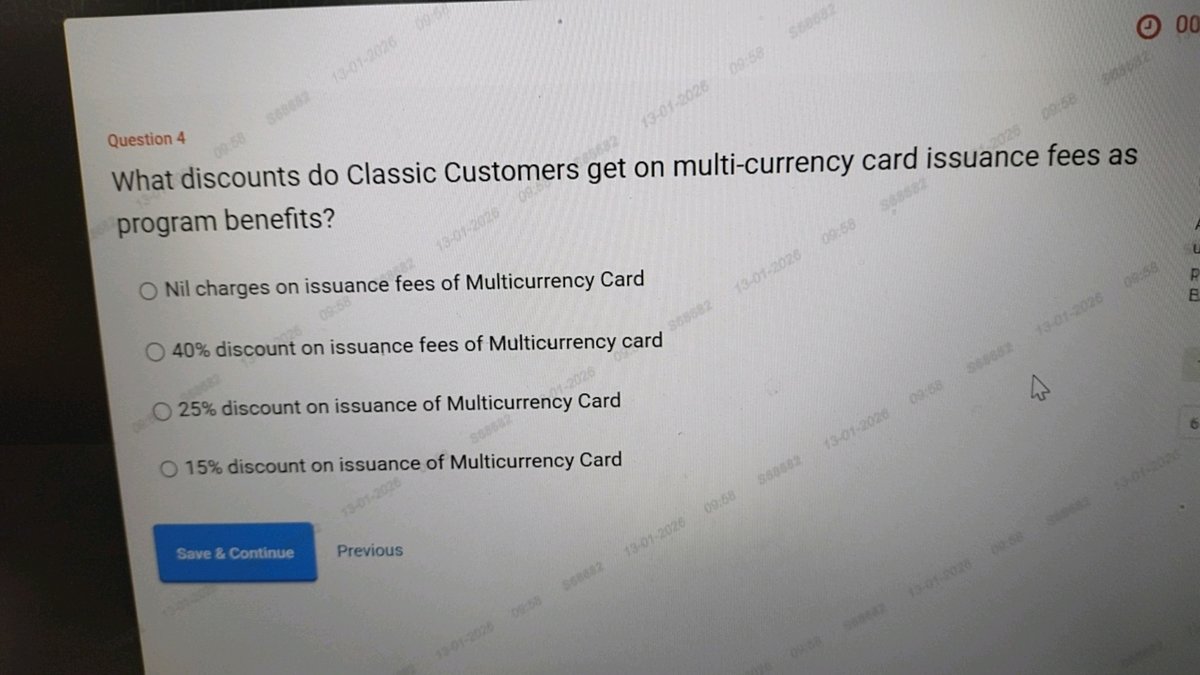 What discounts do Classic Customers get on multi-currency card issuance f..