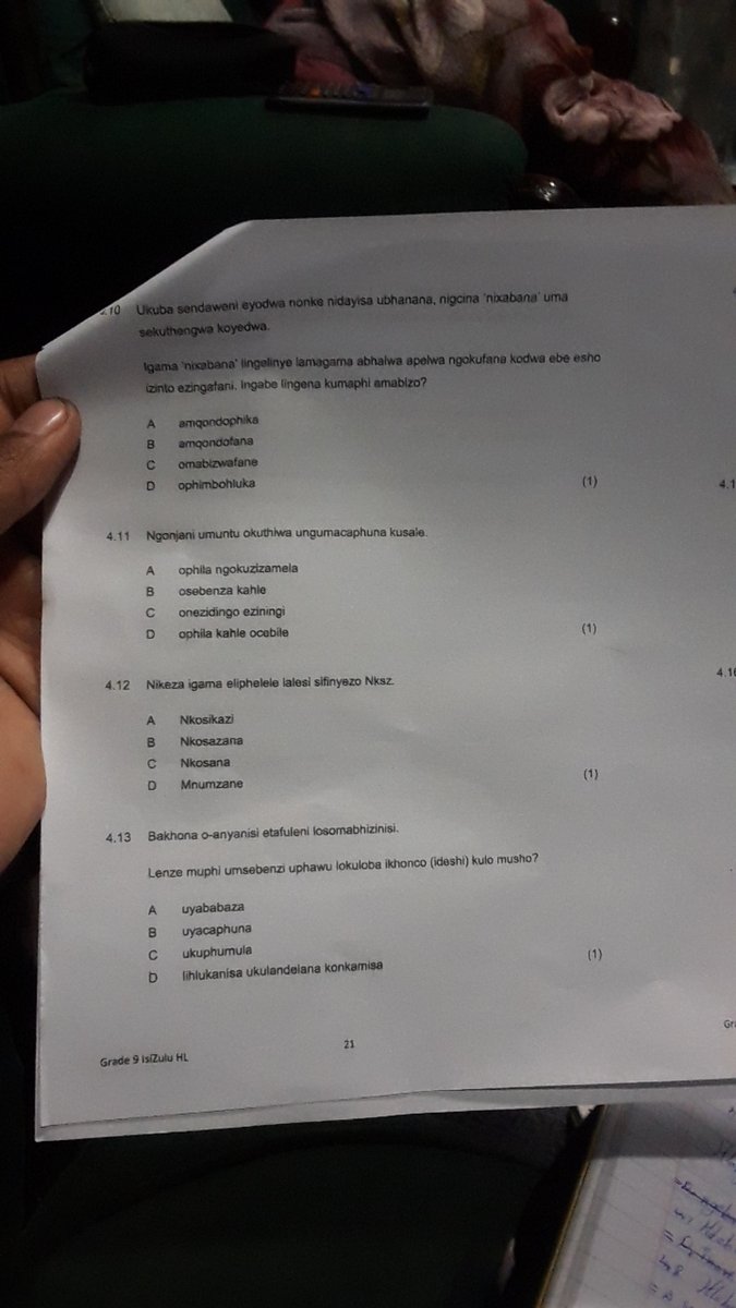 10 Ukuba sendawent eyodwa nonke nidayisa ubhanana, nigcina 'nixabana' uma..