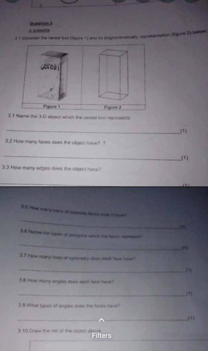 Question 3 1 Consider the cereal box (figure 1) and its diagrammatically..