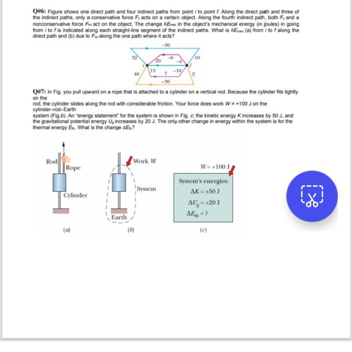 Q\#6: Figure shows one direct path and four indirect paths from point i t..