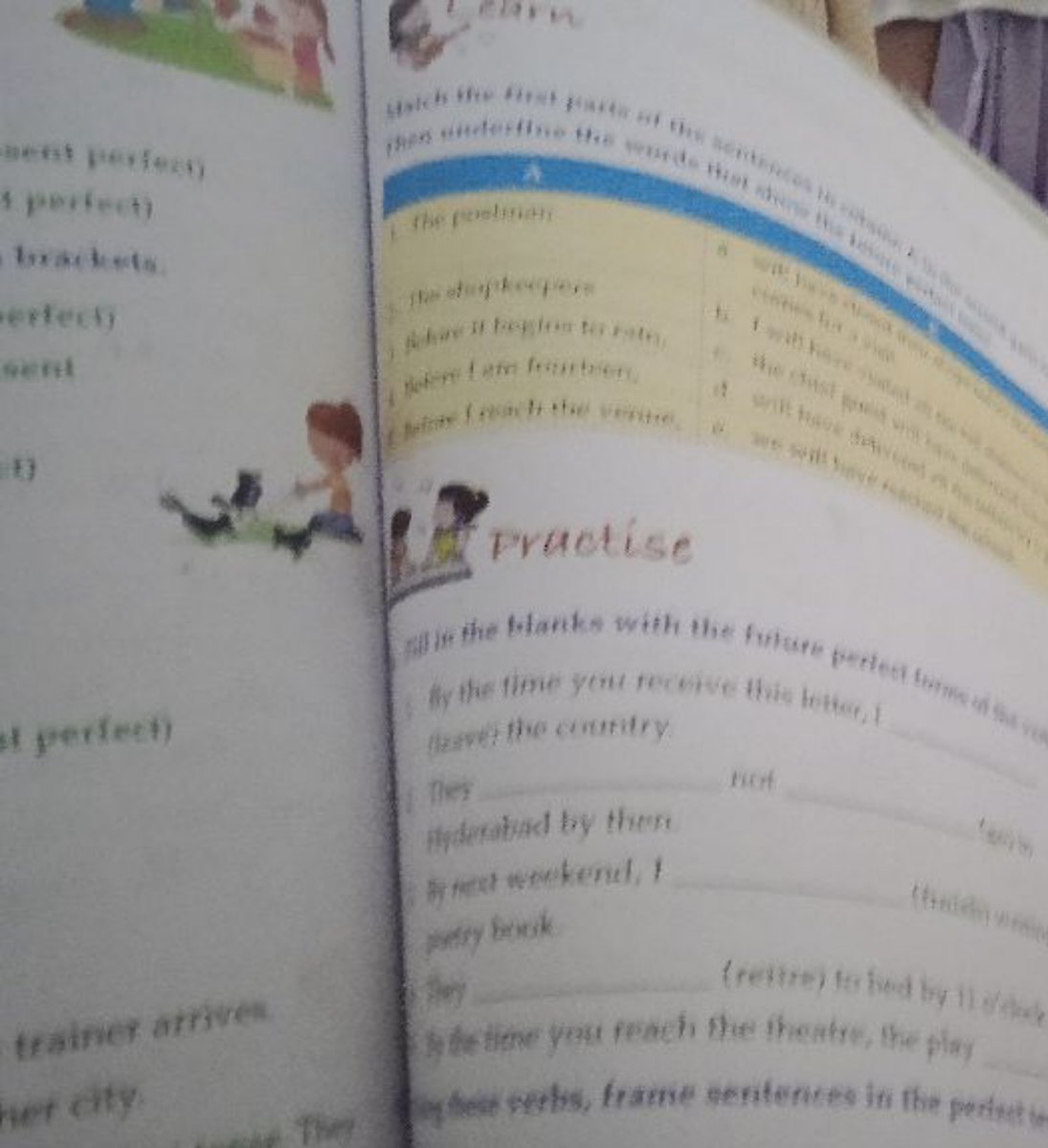 Fill in the blanks with the future perfect form of the verbs given in bra..