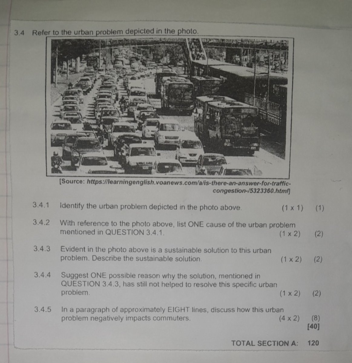3.4 Refer to the urban problem depicted in the photo. [Source: https://le..
