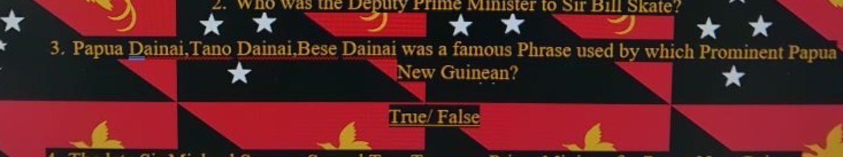 Who was the Deputy Prime Minister to Sir Bill Skate? Papua Dainai, Tano