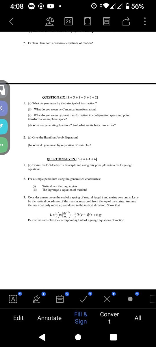 Hamilton's Canonical Equations of Motion Explain Hamilton's canonical eq..