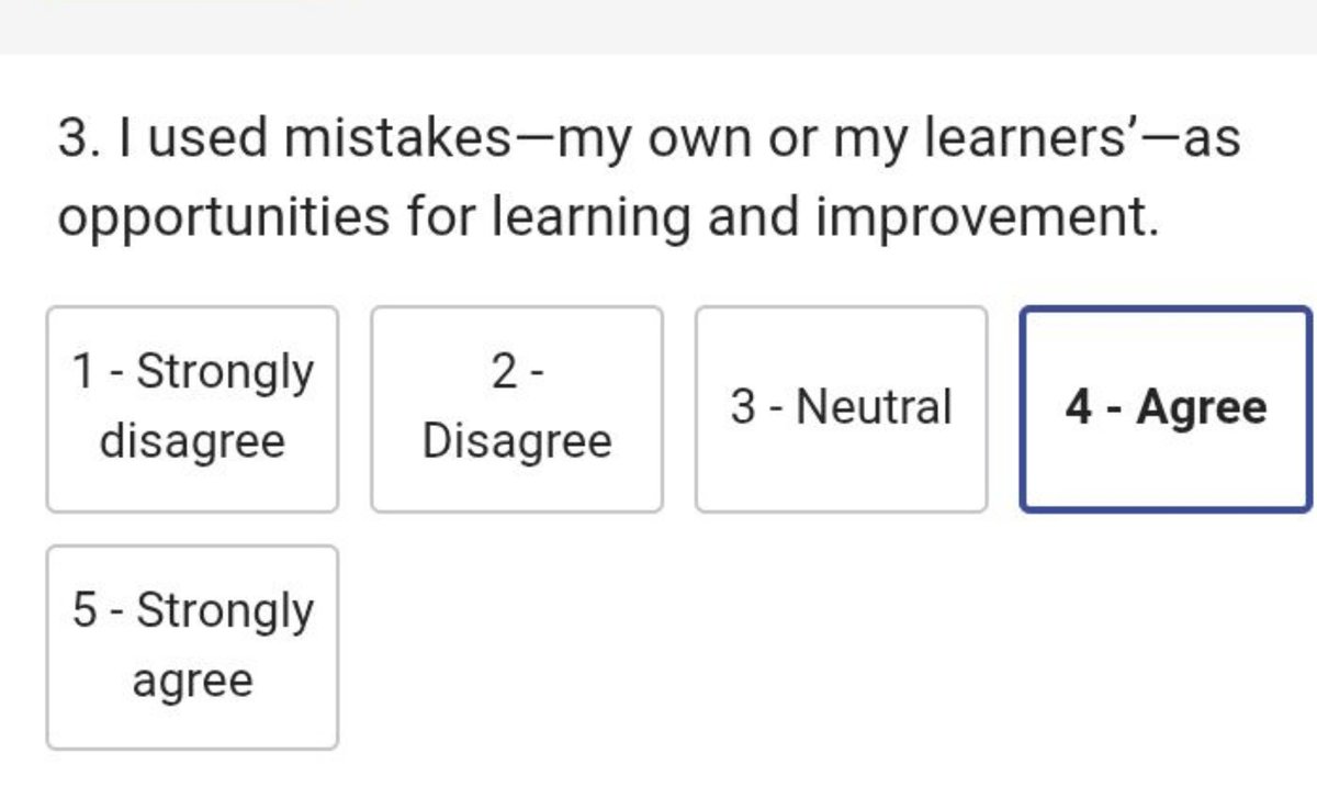 Self-Assessment Statement Statement: I used mistakes—my own or my learn..